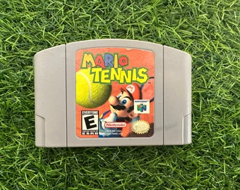 Vintage Mario Tennis Nintendo 64 Tested Works Very Clean N64 Video Game ...