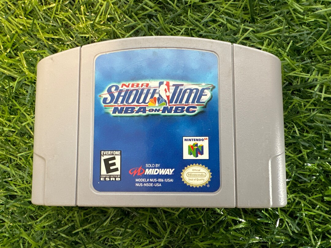 NBA Show Time: NBA on NBC N64 Authentic Nintendo 64 Game - Etsy