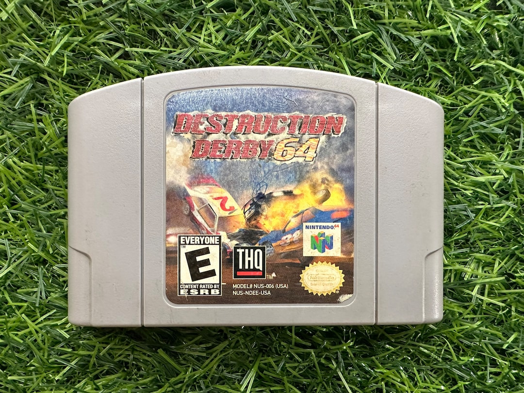 Destruction Derby N64 Authentic Nintendo 64 Game Tested - Etsy