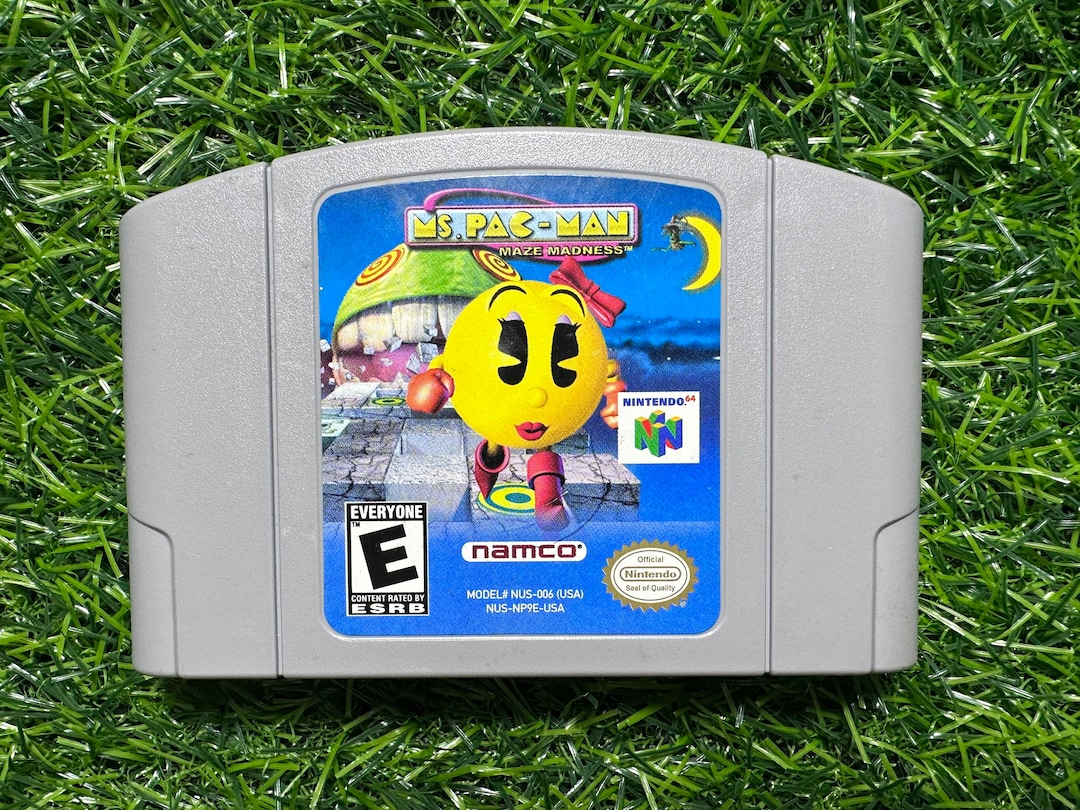 Ms. Pac-man: Maze Madness N64 Authentic Nintendo 64 Game - Etsy
