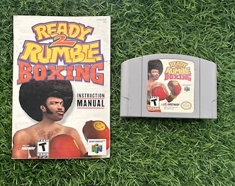 Vintage Ready 2 Rumble Boxing Round 2 Nintendo 64 Tested Works Very ...