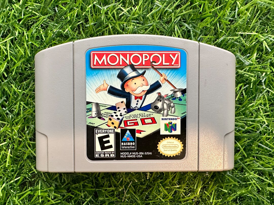 Monopoly N64 Authentic Nintendo 64 - Etsy