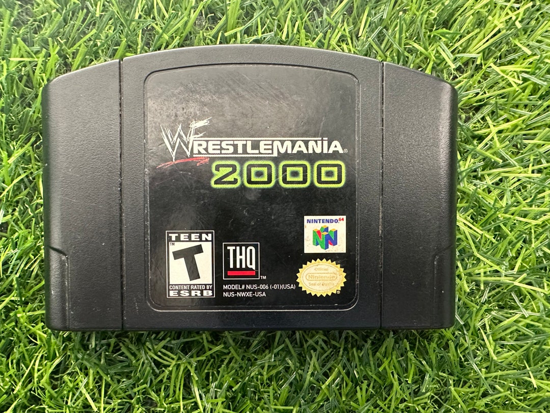 WWF Wrestlemania 2000 N64 Authentic Nintendo 64 Game Tested - Etsy