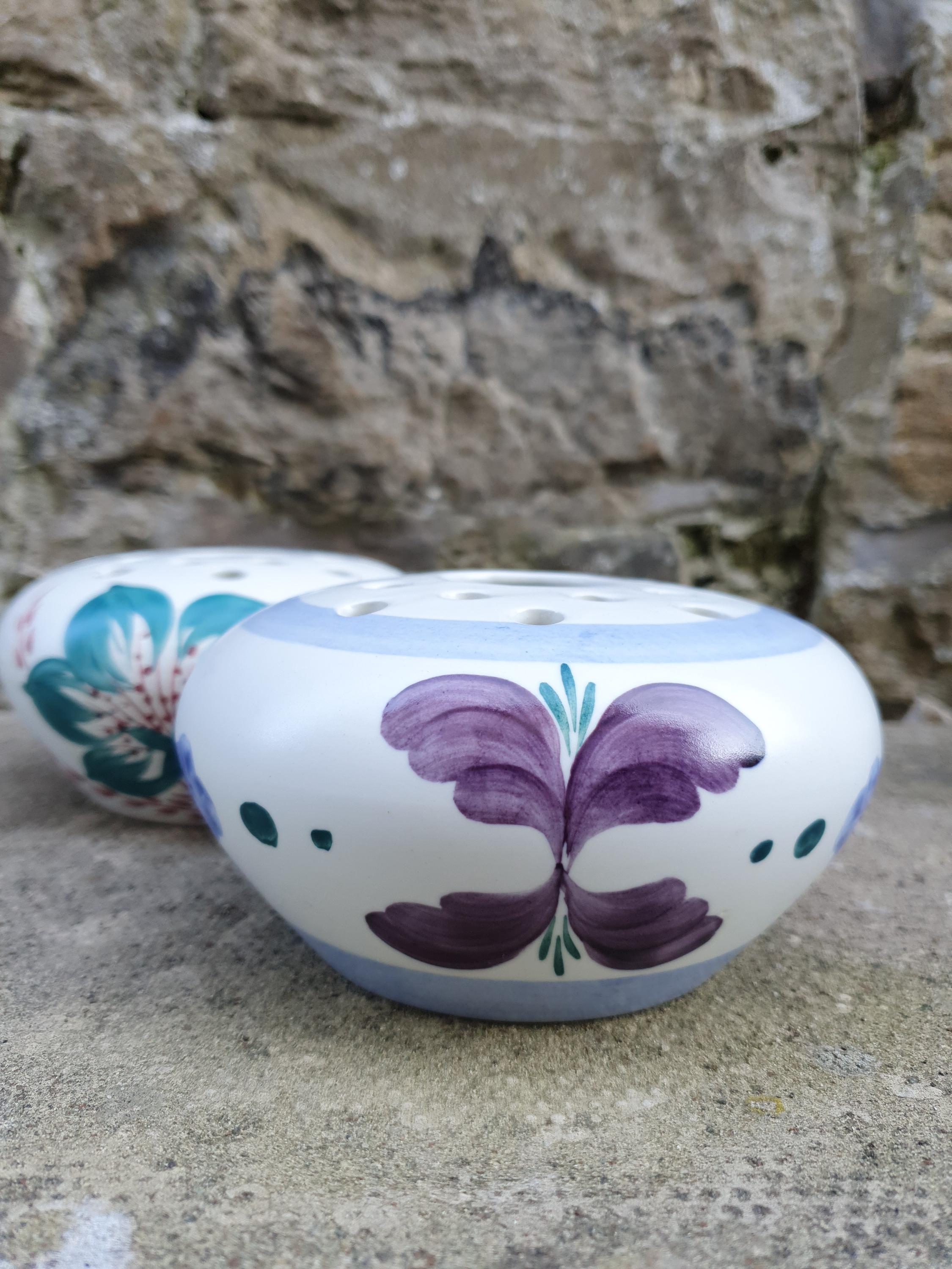 Two Radford Pottery Ikebana Vases Hand Painted - Etsy UK