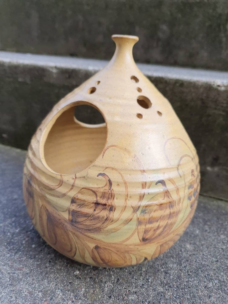 Different Alvingham Pottery Bird Feeder Planter 80s - Etsy UK