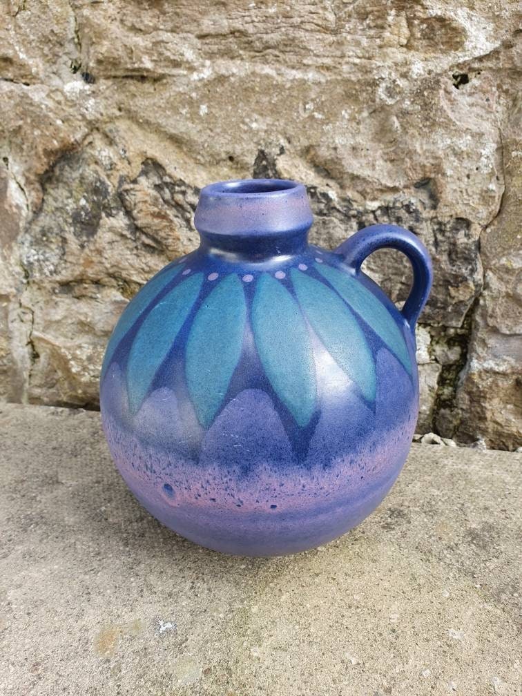60s KMK Keramik Vase West Germany Viola Purple Pottery Ceramic - Etsy UK
