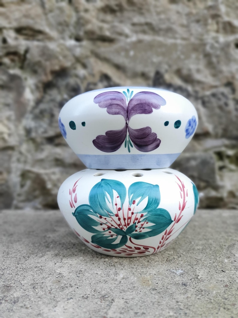Two Radford Pottery Ikebana Vases Hand Painted - Etsy UK