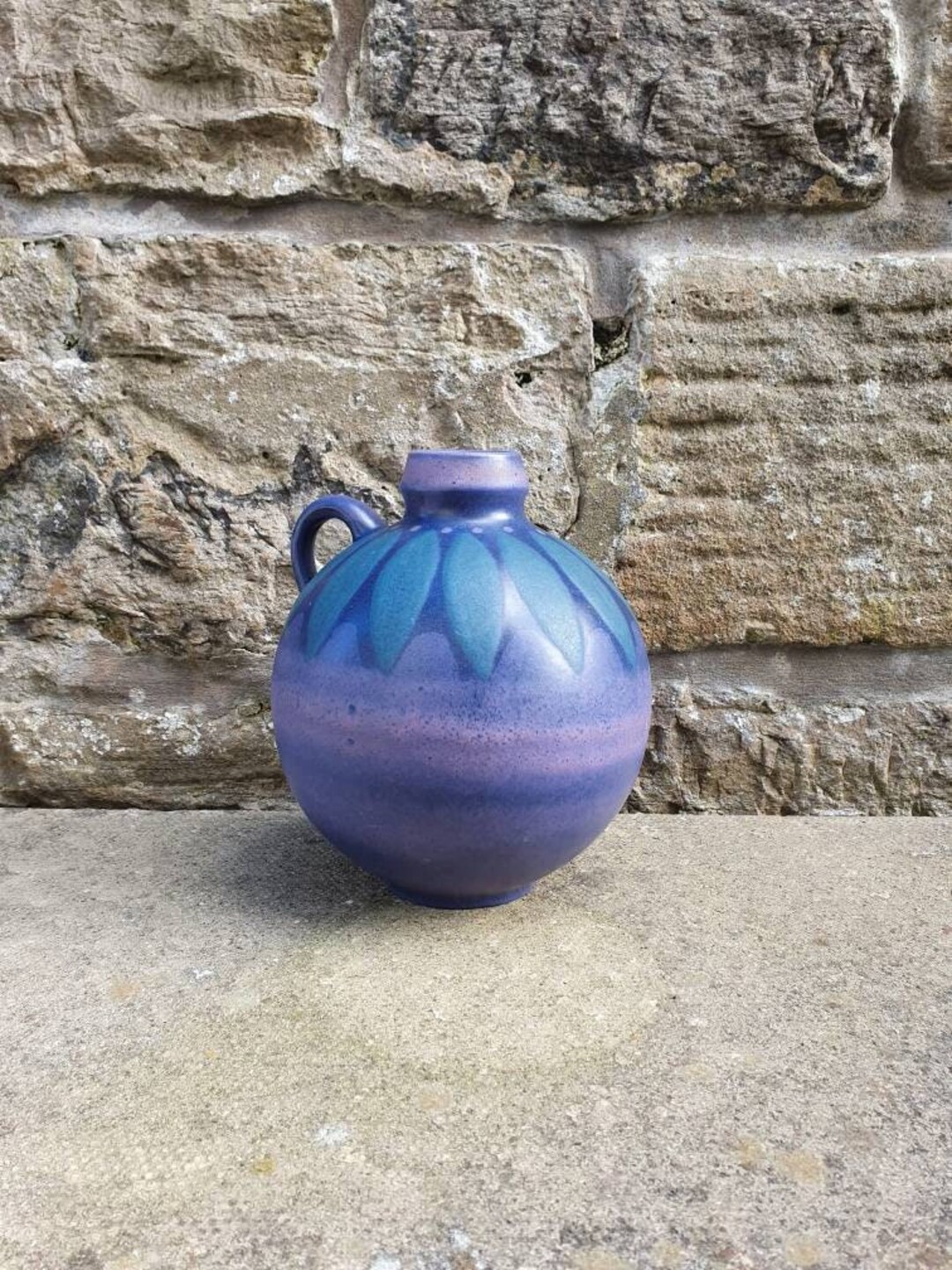 60s KMK Keramik Vase West Germany Viola Purple Pottery Ceramic - Etsy UK