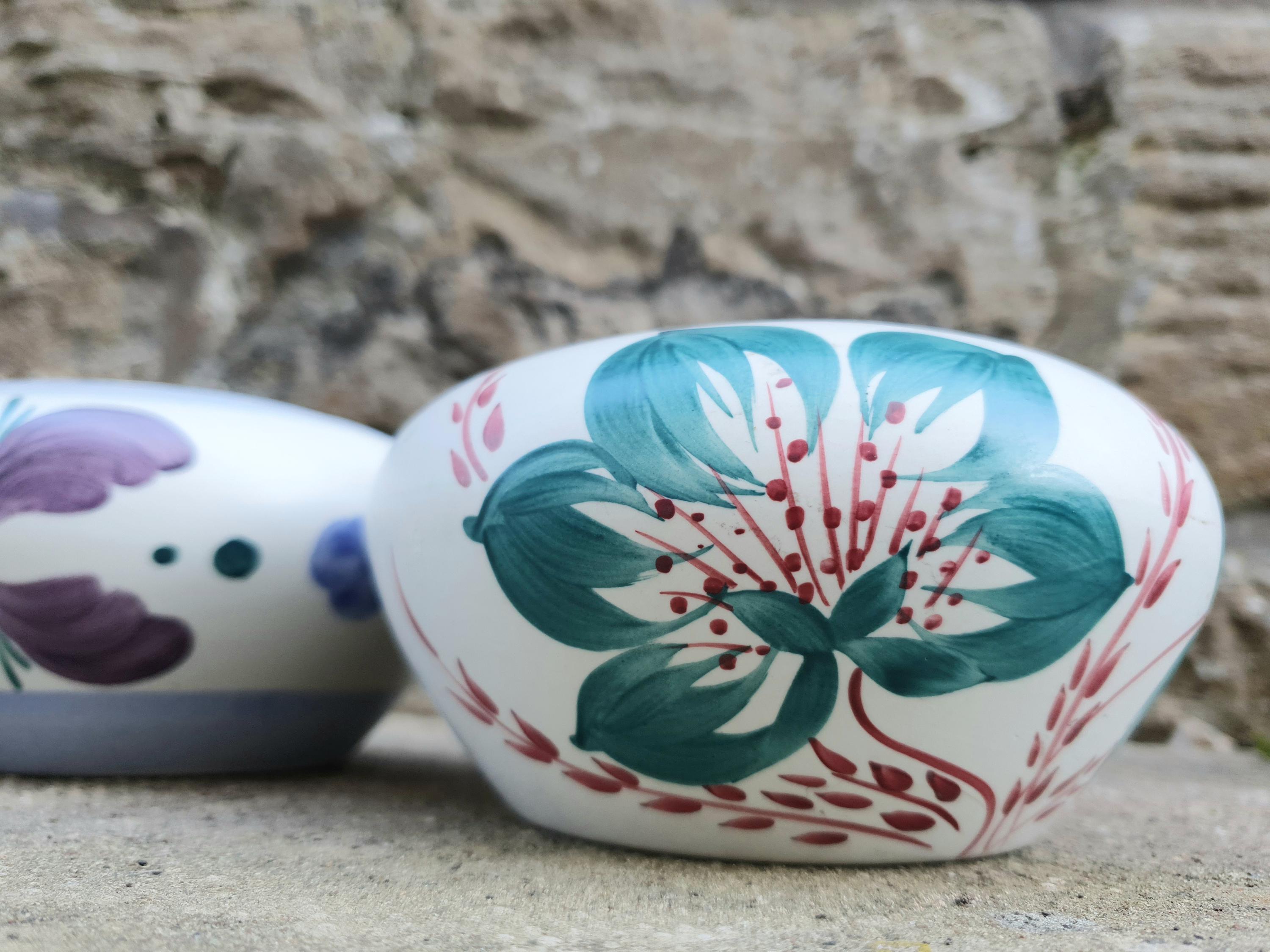 Two Radford Pottery Ikebana Vases Hand Painted - Etsy UK
