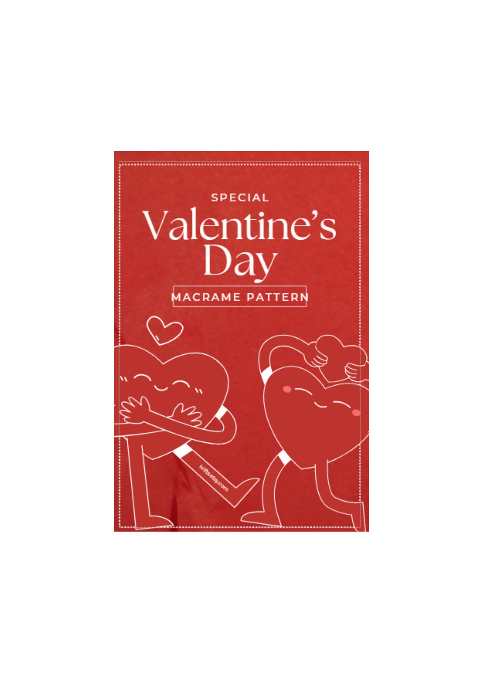 PDF Pattern for Handmade Macrame Pixel Art Heart Wall Hanging or ...