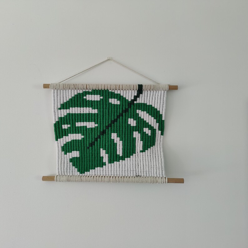 DIY Macrame Monstera Leaf Wall Hanging Instructional Guide | Pdf ...