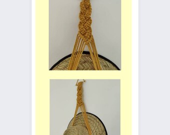 MACRAME PATTERN Baseball Cap Holder Hanging Hat Rack - Etsy
