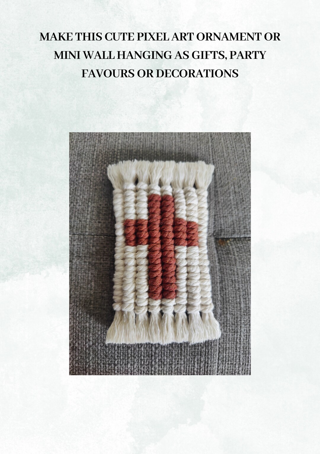 Easter Pixel Art Macrame Patterns Coaster Bundle - Etsy