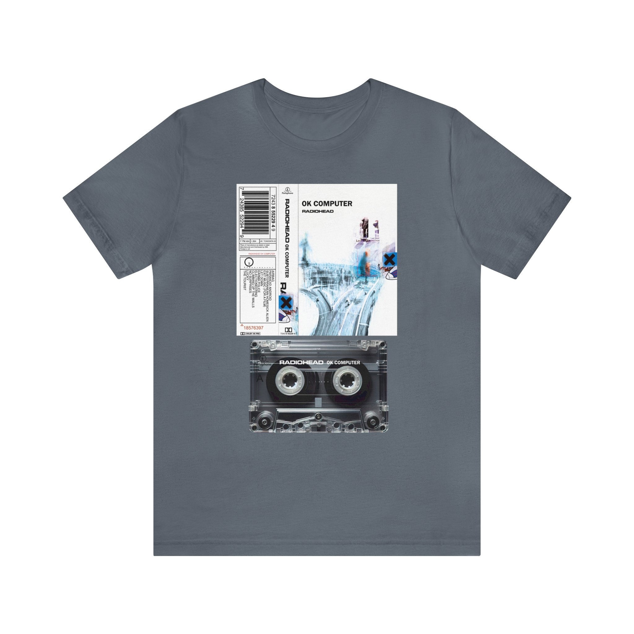 Radiohead Tshirt Ok Computer Vintage 90s Style Graphic Shirt, Unisex ...