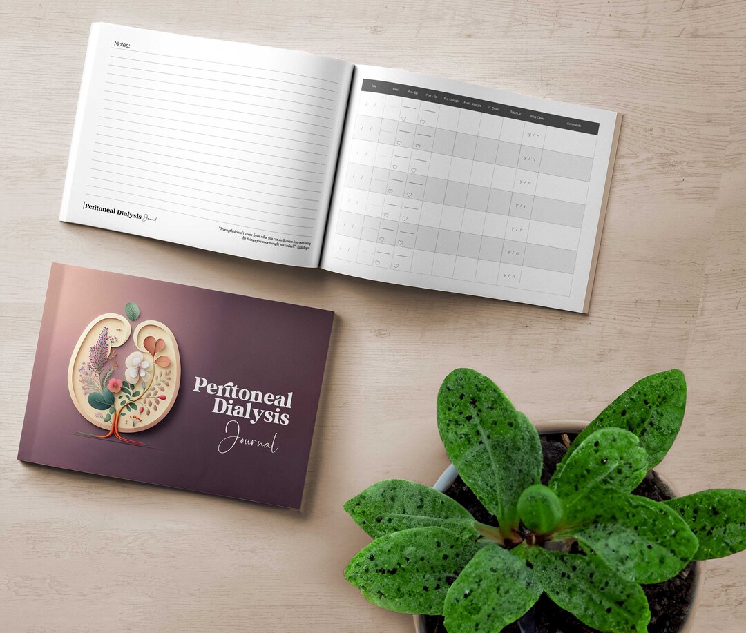 Peritoneal Dialysis Journal PD Diary Planner CKD Journal for Kidney ...