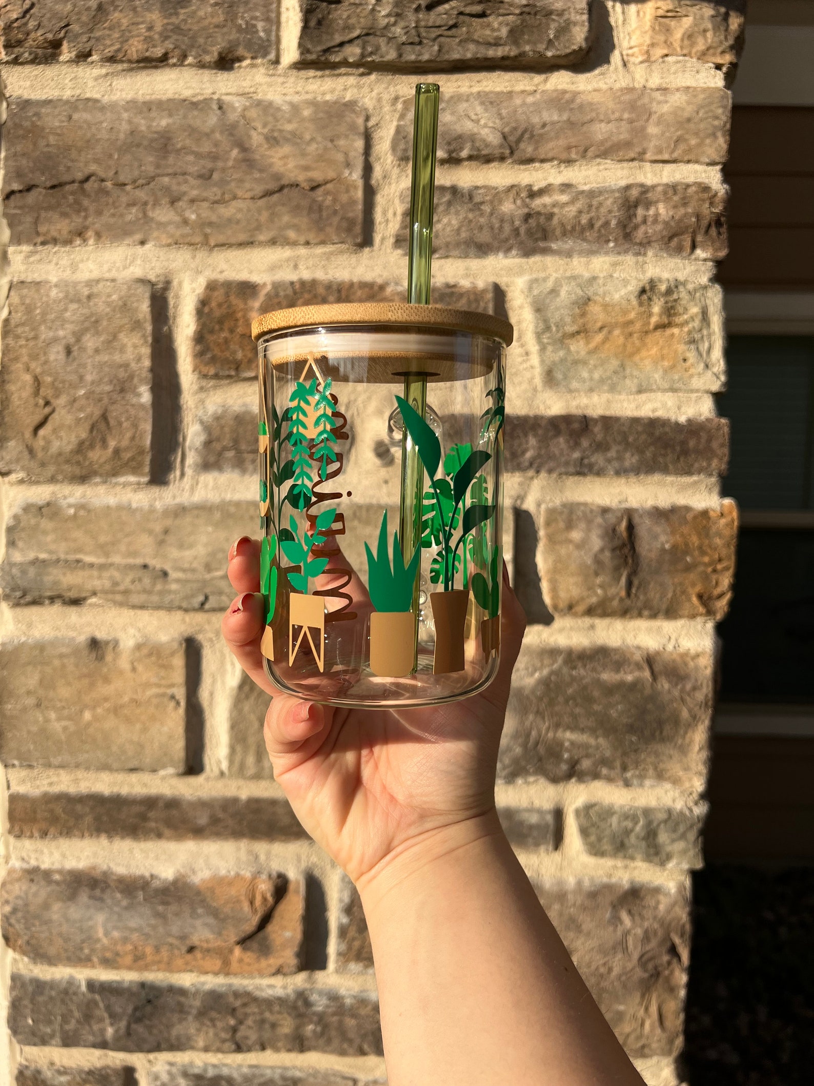 Plant Mug | Plant Cup | Floral Cup | Plant Lover | Plant Mom | 16oz ...