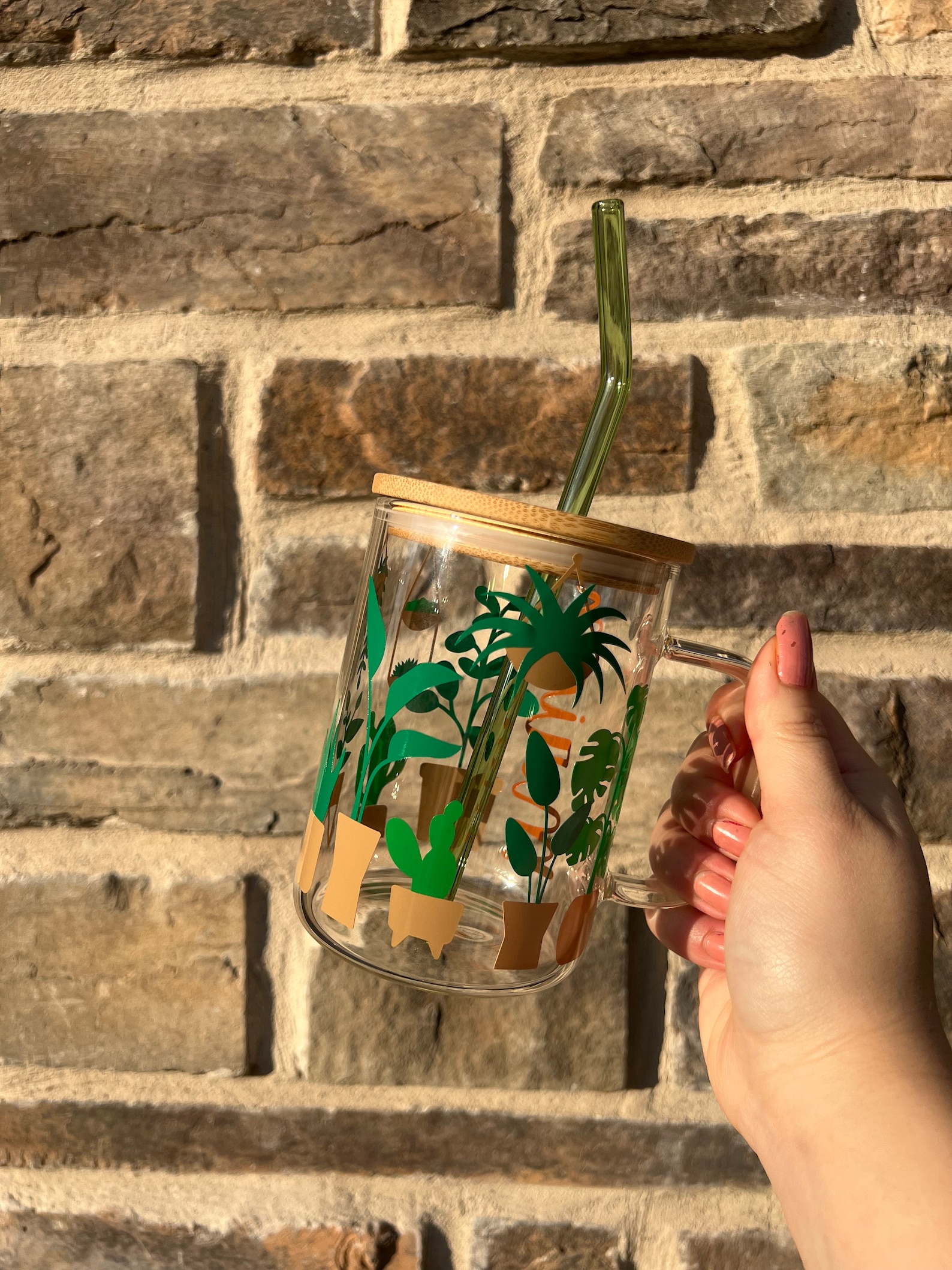 Plant Mug | Plant Cup | Floral Cup | Plant Lover | Plant Mom | 16oz ...