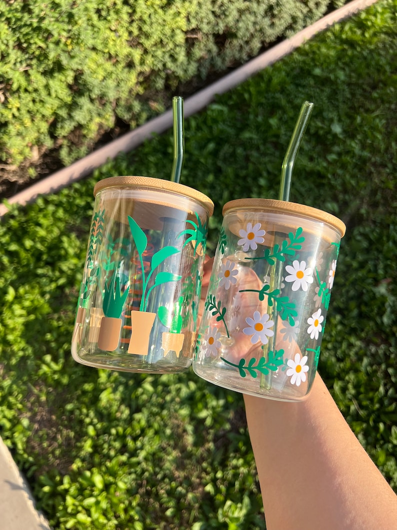 Plant Mug | Plant Cup | Floral Cup | Plant Lover | Plant Mom | 16oz ...