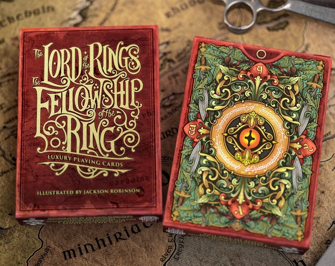 Fellowship of the Ring Playing Cards - LOTR - Lord of the Rings - Etsy
