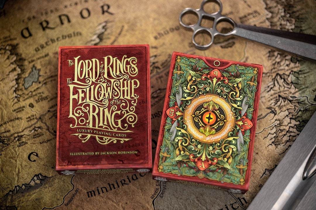 Fellowship of the Ring Playing Cards - LOTR - Lord of the Rings - Etsy