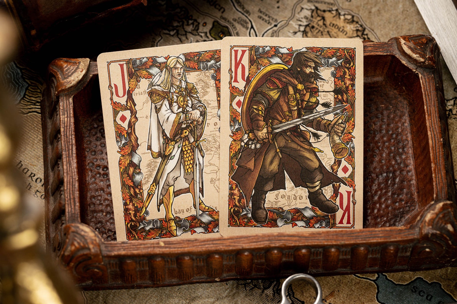 Fellowship of the Ring Playing Cards - LOTR - Lord of the Rings - Etsy