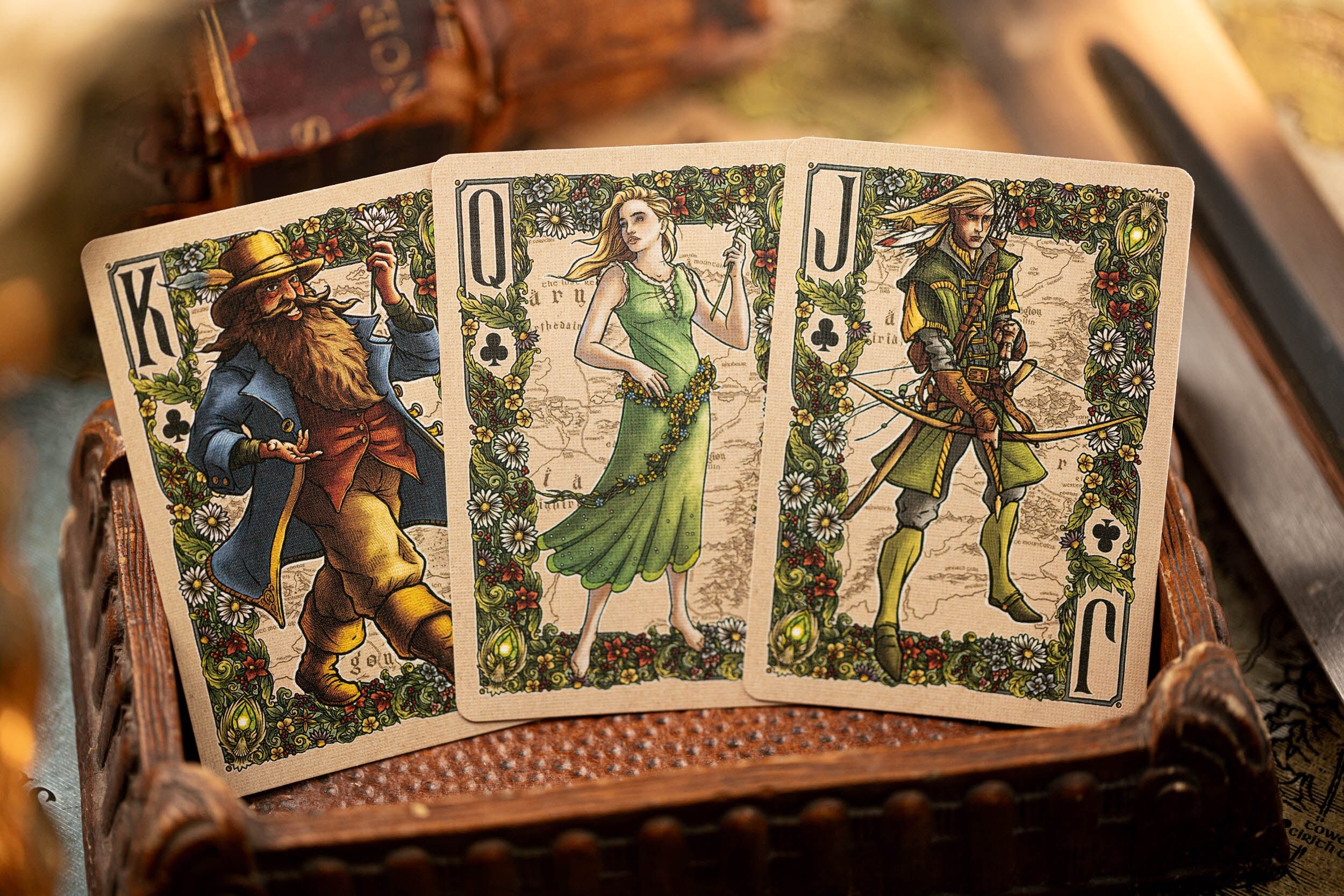 Fellowship of the Ring Playing Cards - LOTR - Lord of the Rings - Etsy