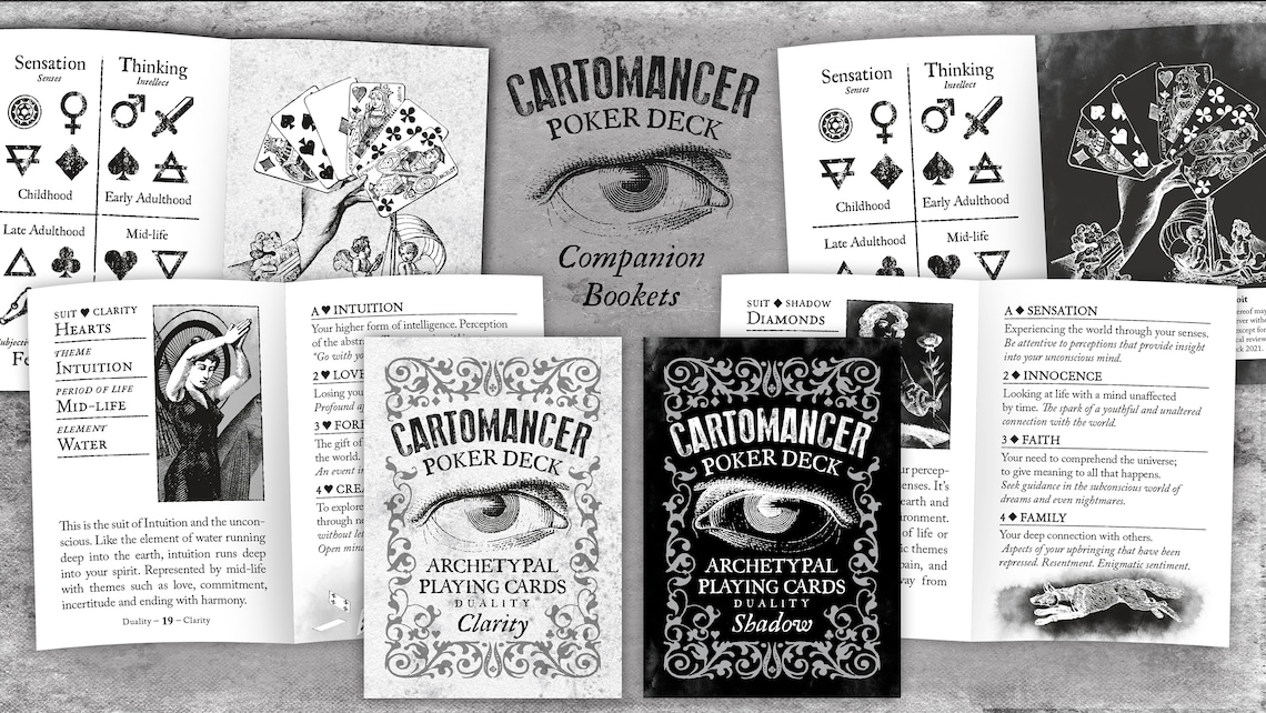 Cartomancer Playing Cards Clarity by Alain Benoit With - Etsy