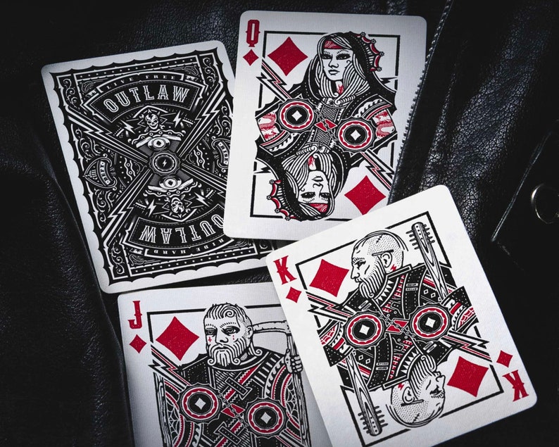 Outlaw Playing Cards by Kings & Crooks - Etsy