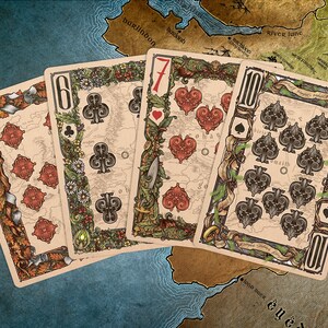 Fellowship of the Ring Playing Cards - LOTR - Lord of the Rings - Etsy