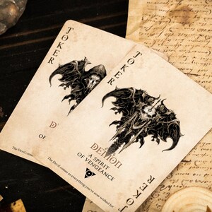 Demon Playing Cards - Etsy