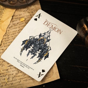 Demon Playing Cards - Etsy