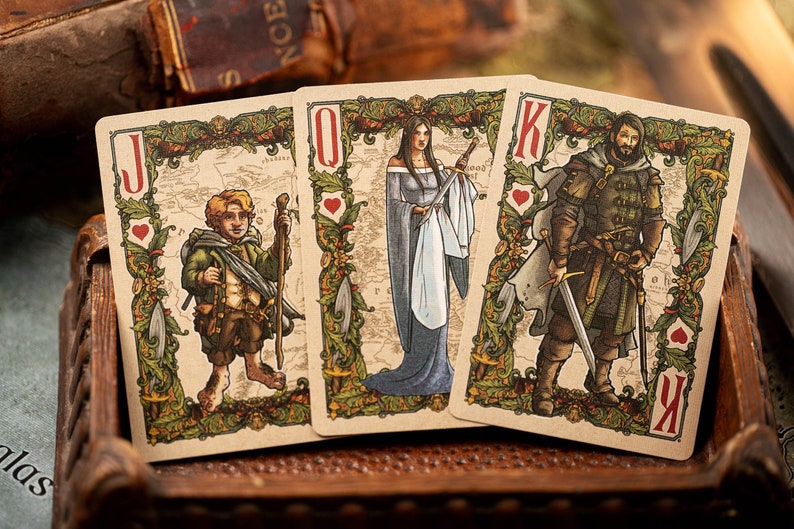 Fellowship of the Ring Playing Cards - LOTR - Lord of the Rings - Etsy