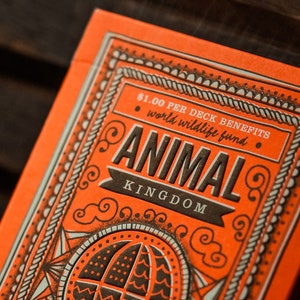 Animal Kingdom Playing Cards - WWF - World Wildlife Fund Charity Cards ...