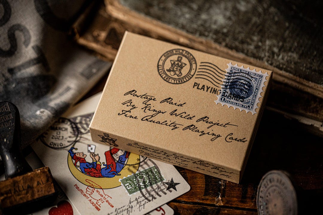 Postage Paid Playing Cards - Etsy