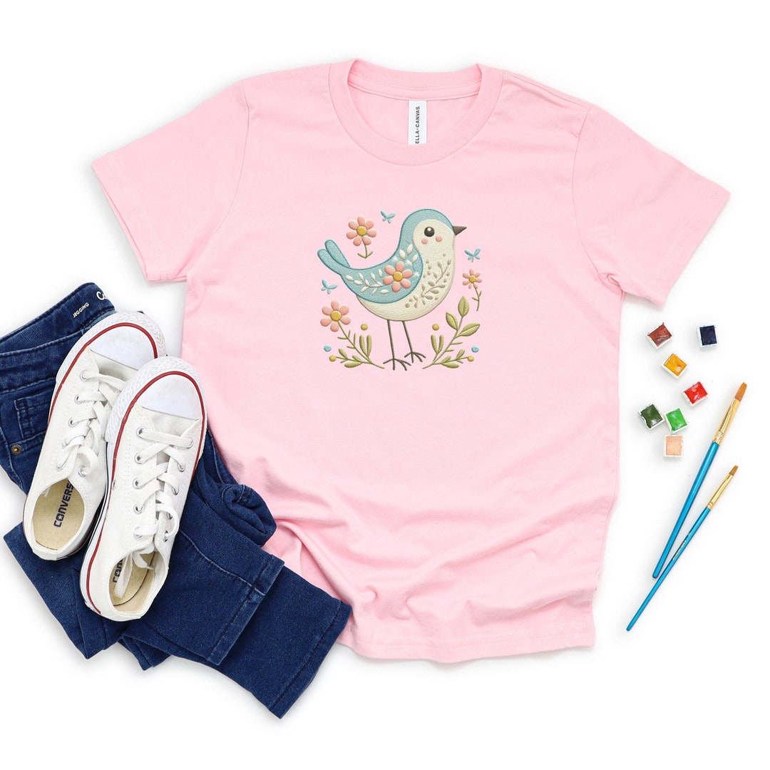 Youth Bird T Shirt, Child Bird Tee Shirt, Daughter Bird T Shirt, Little ...