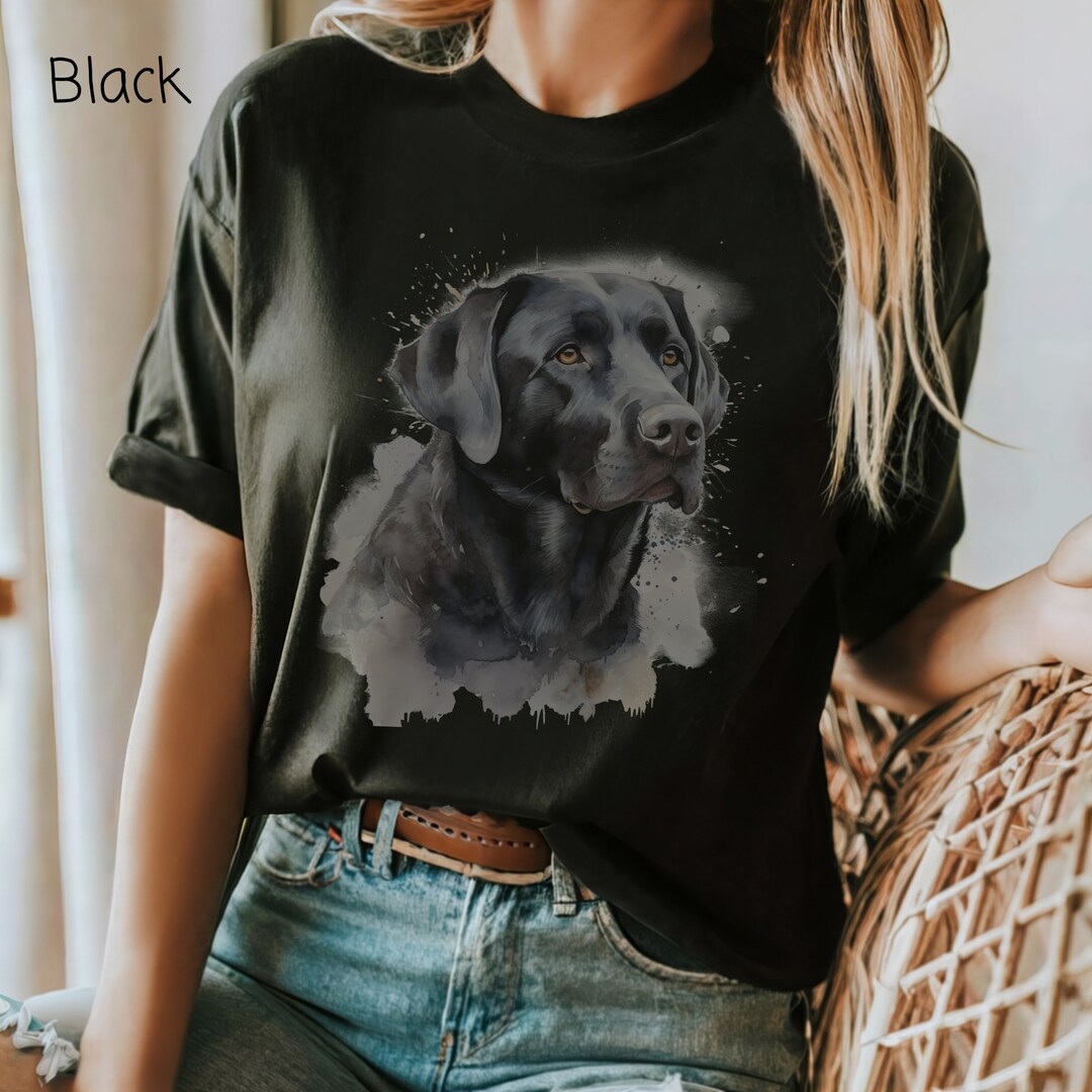 Black Labrador Shirt, Unisex Tee, Lab Lover Gift, Lab Mama T-shirt, Dog ...
