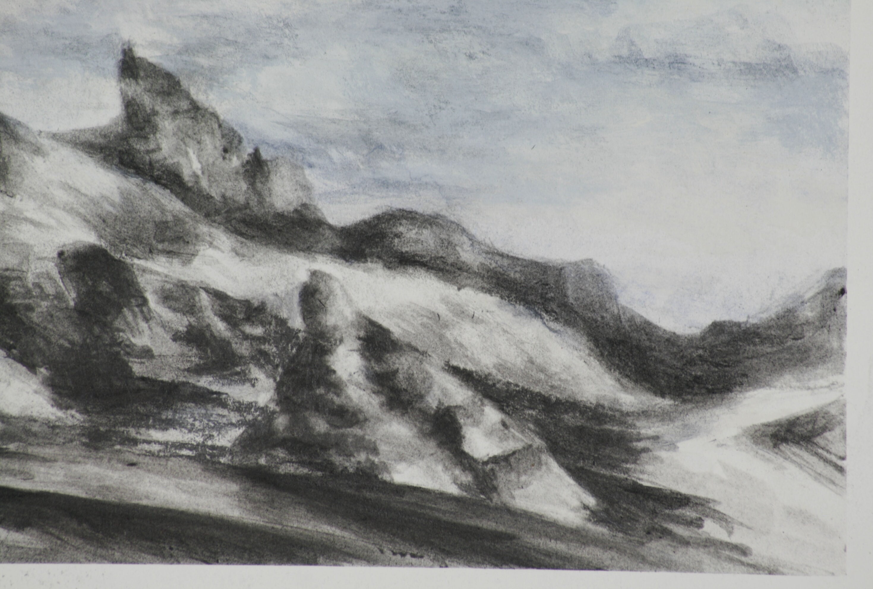 Original Scottish Landscape Drawing: "misty View" Quiraing, Isle of ...