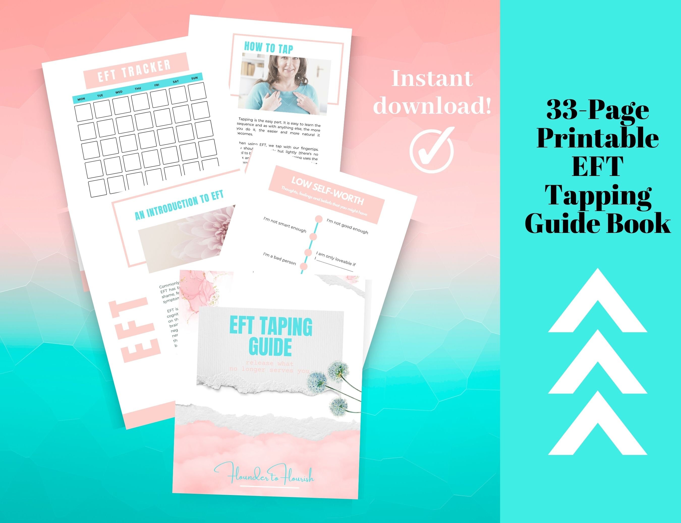EFT Tapping Guide Book Mental Health Worksheets Shadow Work - Etsy