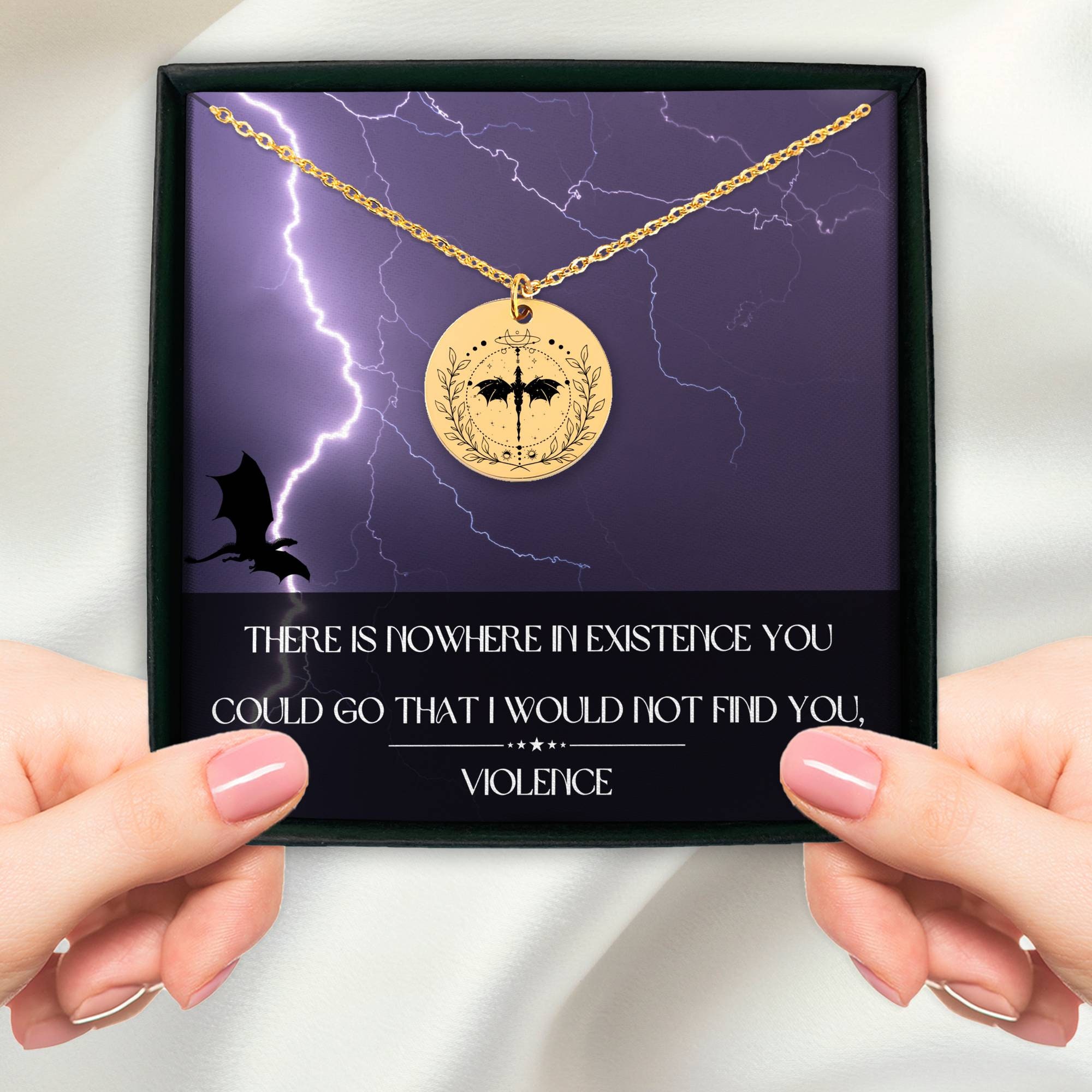 Fourth Wing Necklace, Fourth Wing Merch, Basgiath War Collage Necklace ...
