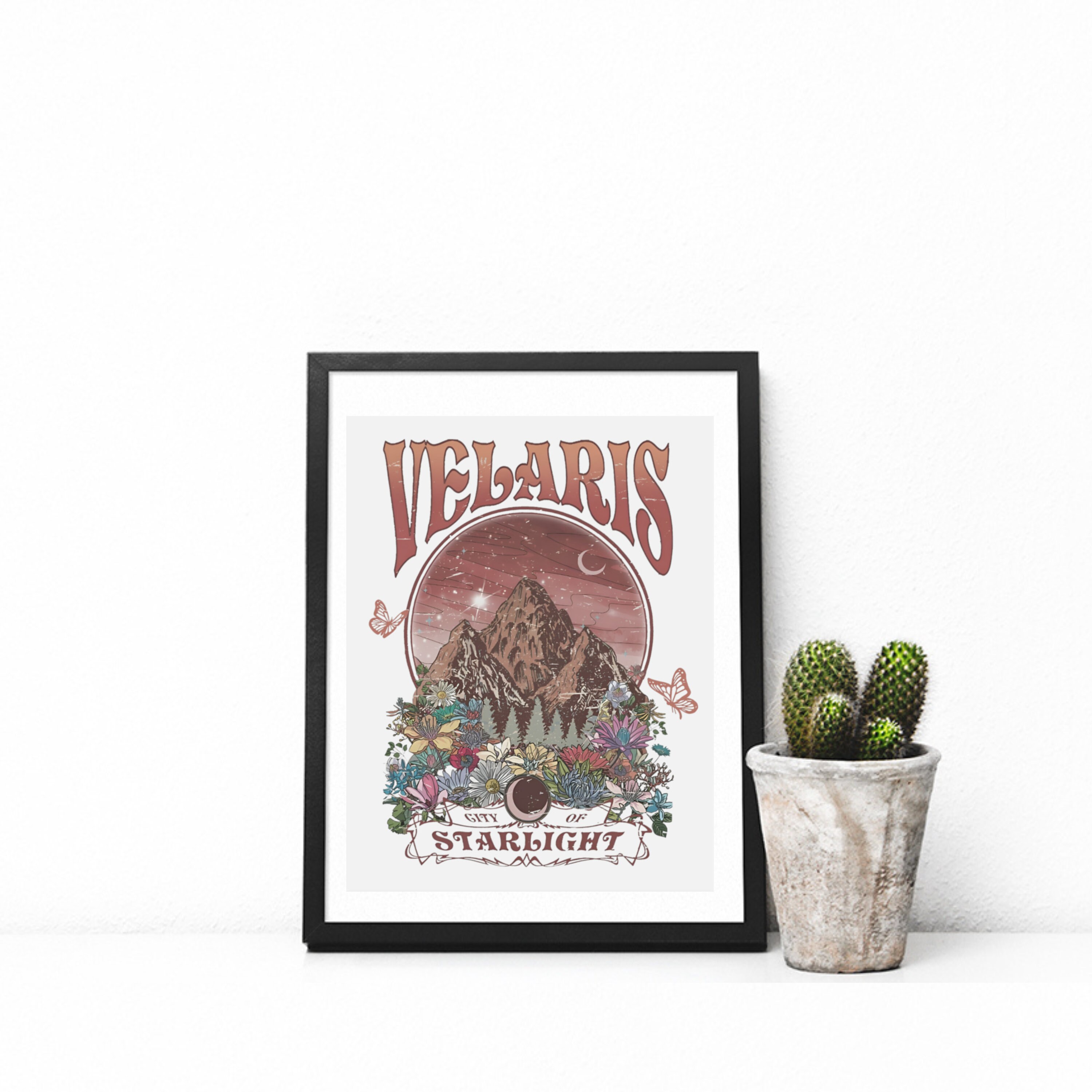 Velaris Poster, Velaris Wall Art, ACOTAR Merch, SJM Merch, City of ...