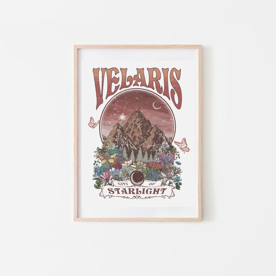 Velaris Poster, Velaris Wall Art, ACOTAR Merch, SJM Merch, City of ...