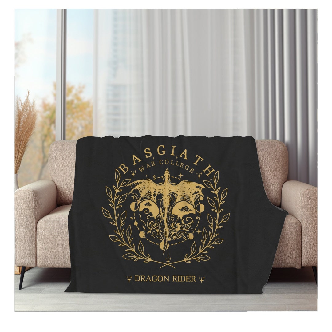 Fourth Wing Blanket, Basgiath War Collage, Basgiath War Collage Blanket ...