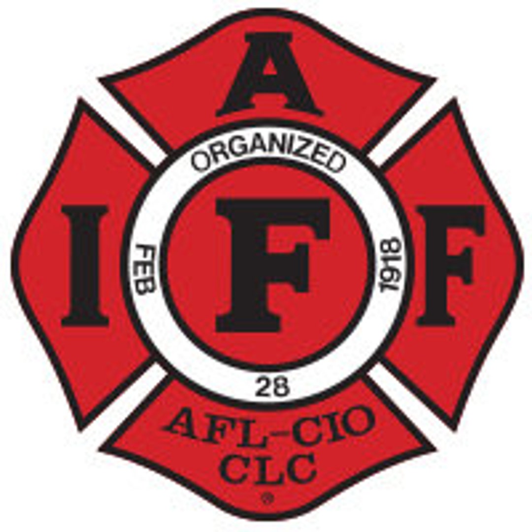 IAFF Red Logo Decal - Etsy