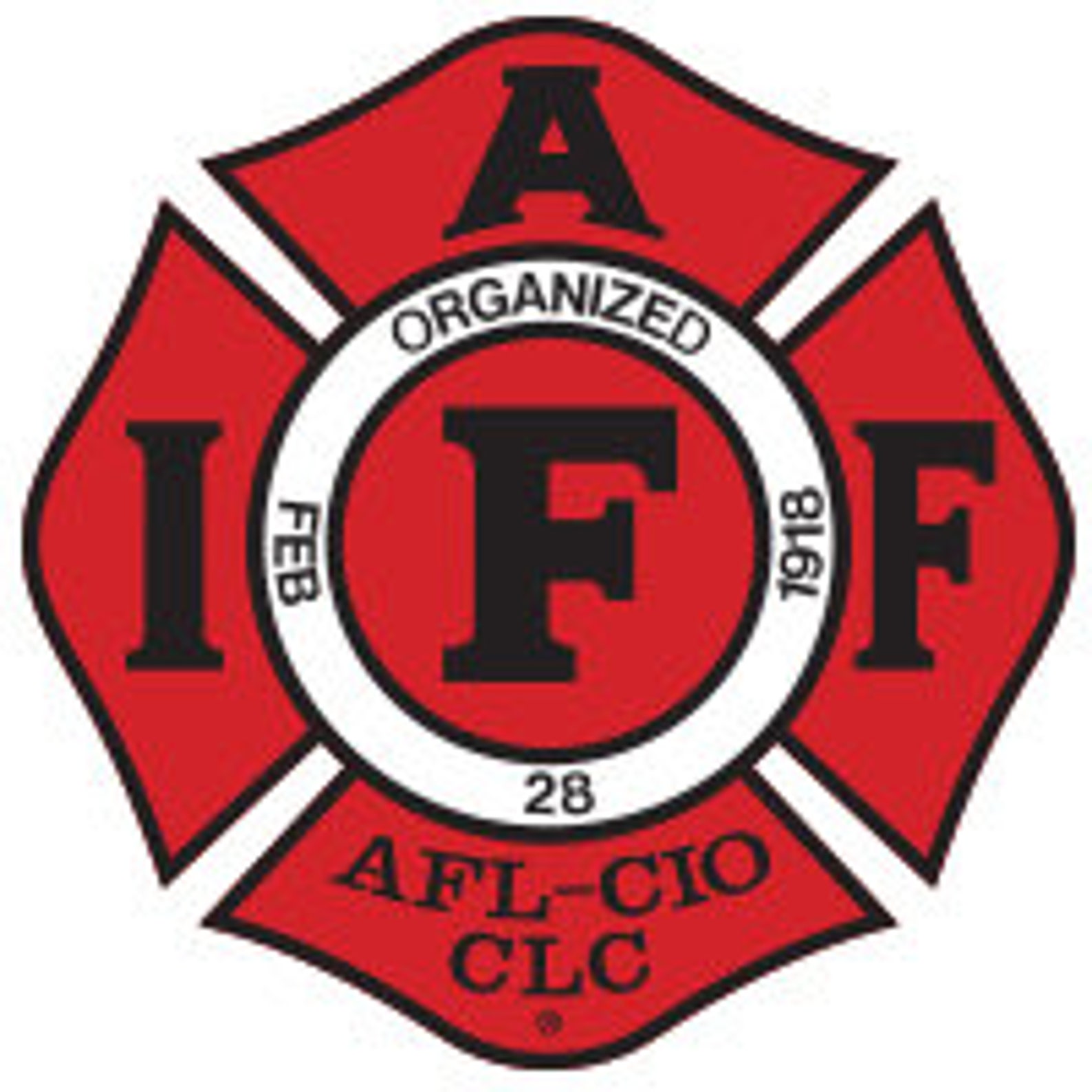 IAFF Red Logo Decal - Etsy