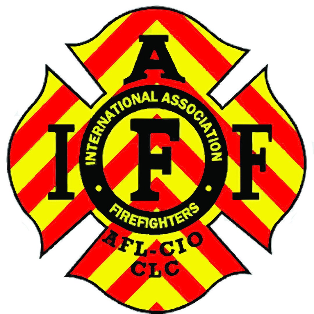 IAFF Chevron Fire Logo Decal Reflective - Etsy