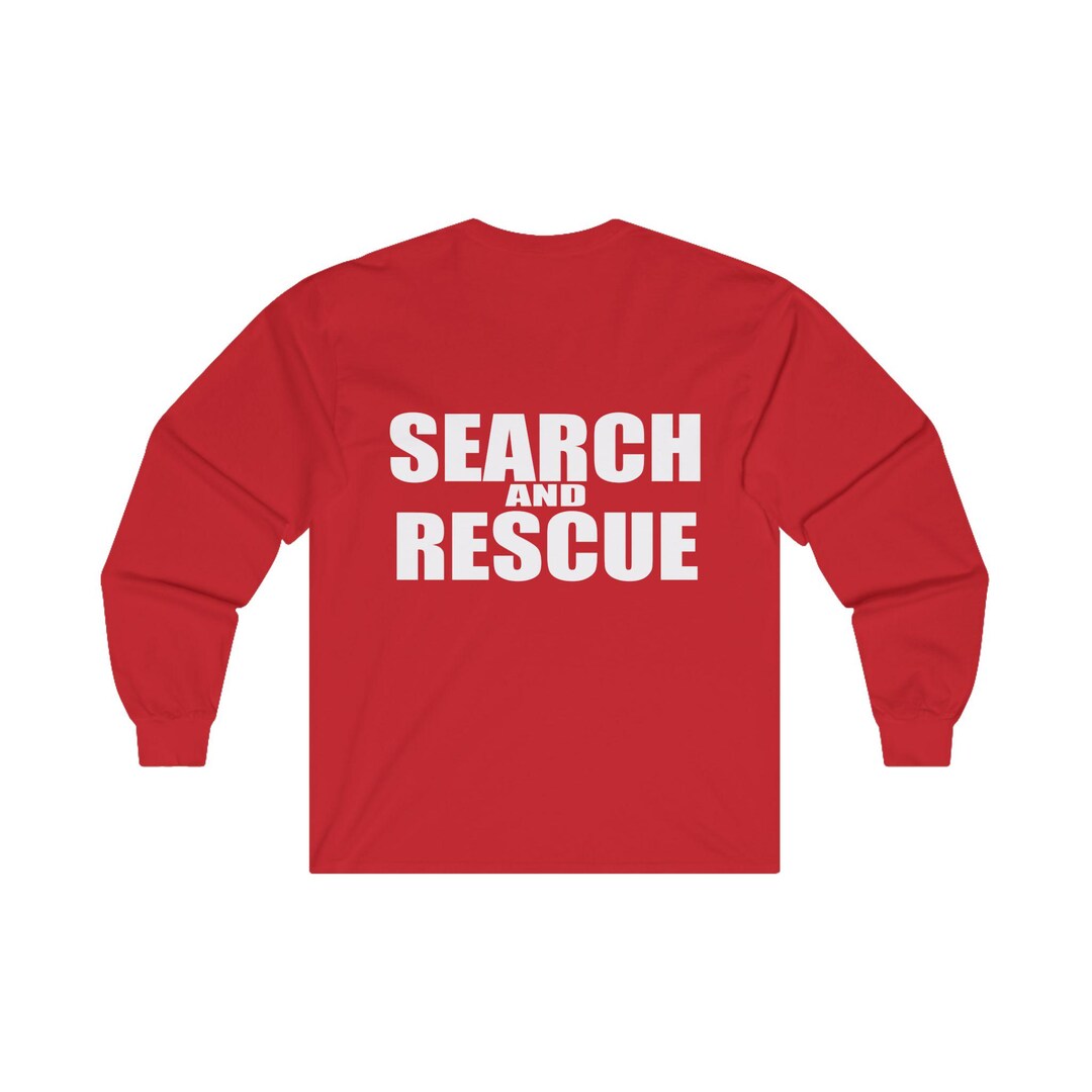 Search and Rescue Long Sleeve Tee SAR Member Gift, Unisex Cotton Shirt ...