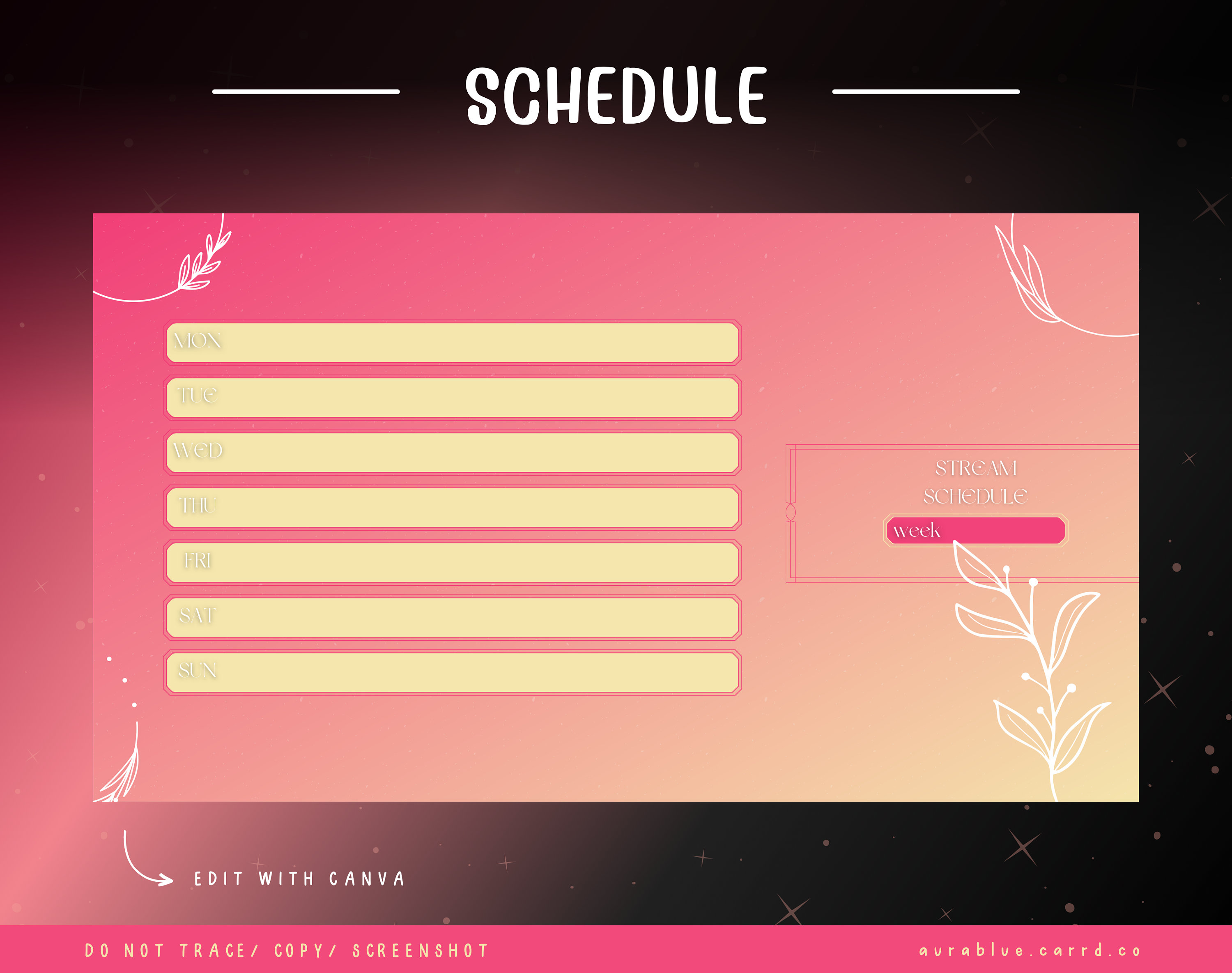 Simple V-tuber Streaming Overlay- Stream Bundle - Twitch - Overlay ...