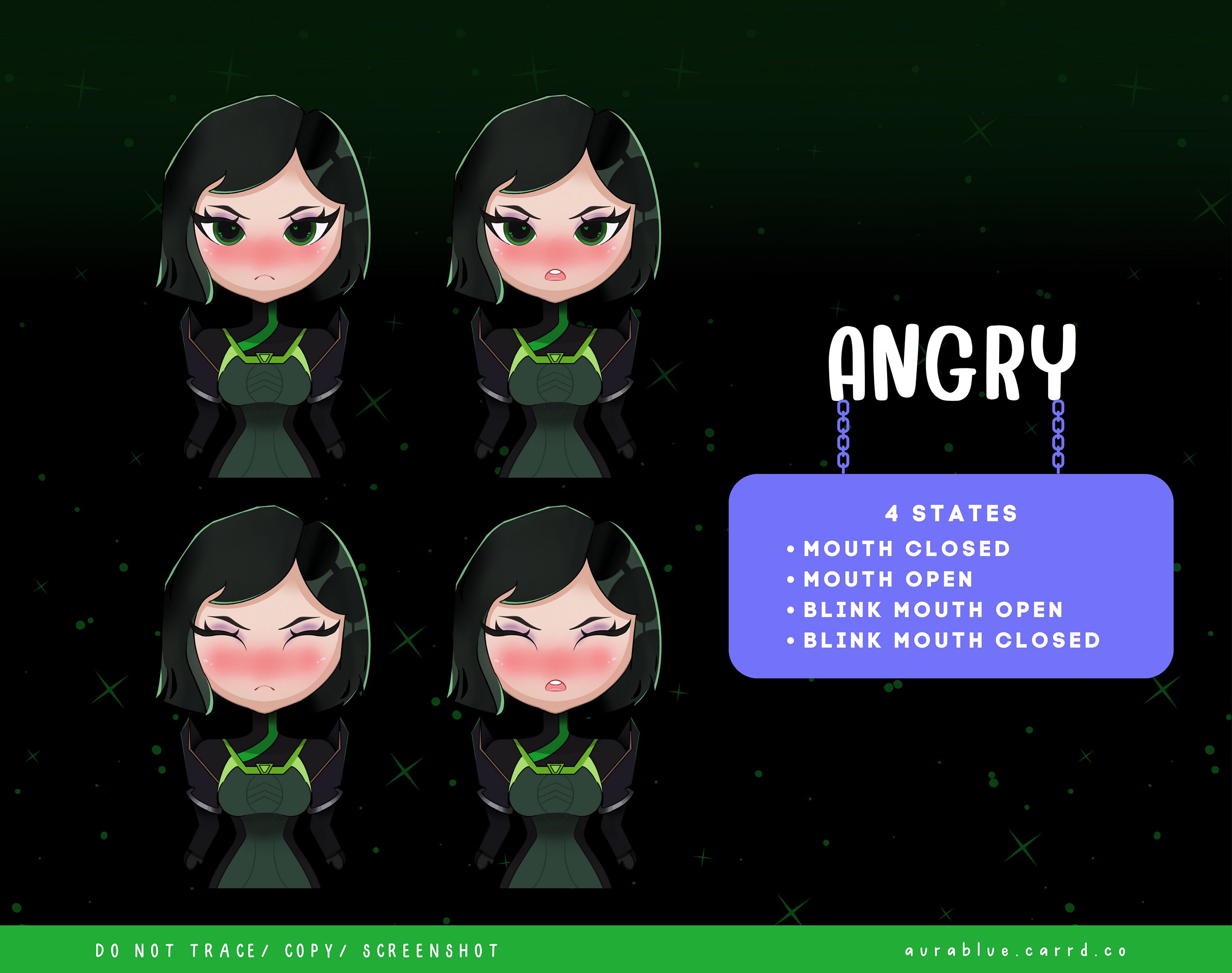 Viper Pngtuber Model / Valorant Chibi Agent 18 Expressions - 5 Emotions ...