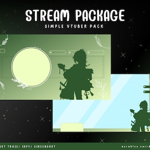 Neko Streaming Overlay Animated Stream Bundle Twitch Overlay Cute Japan ...