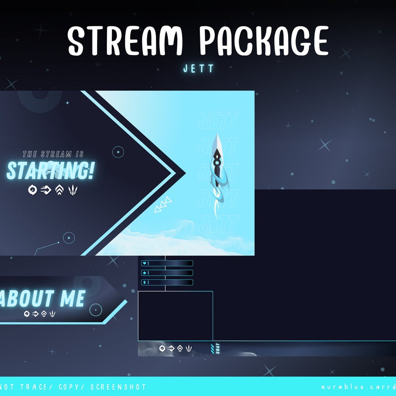 Jett Animated Overlay - Etsy